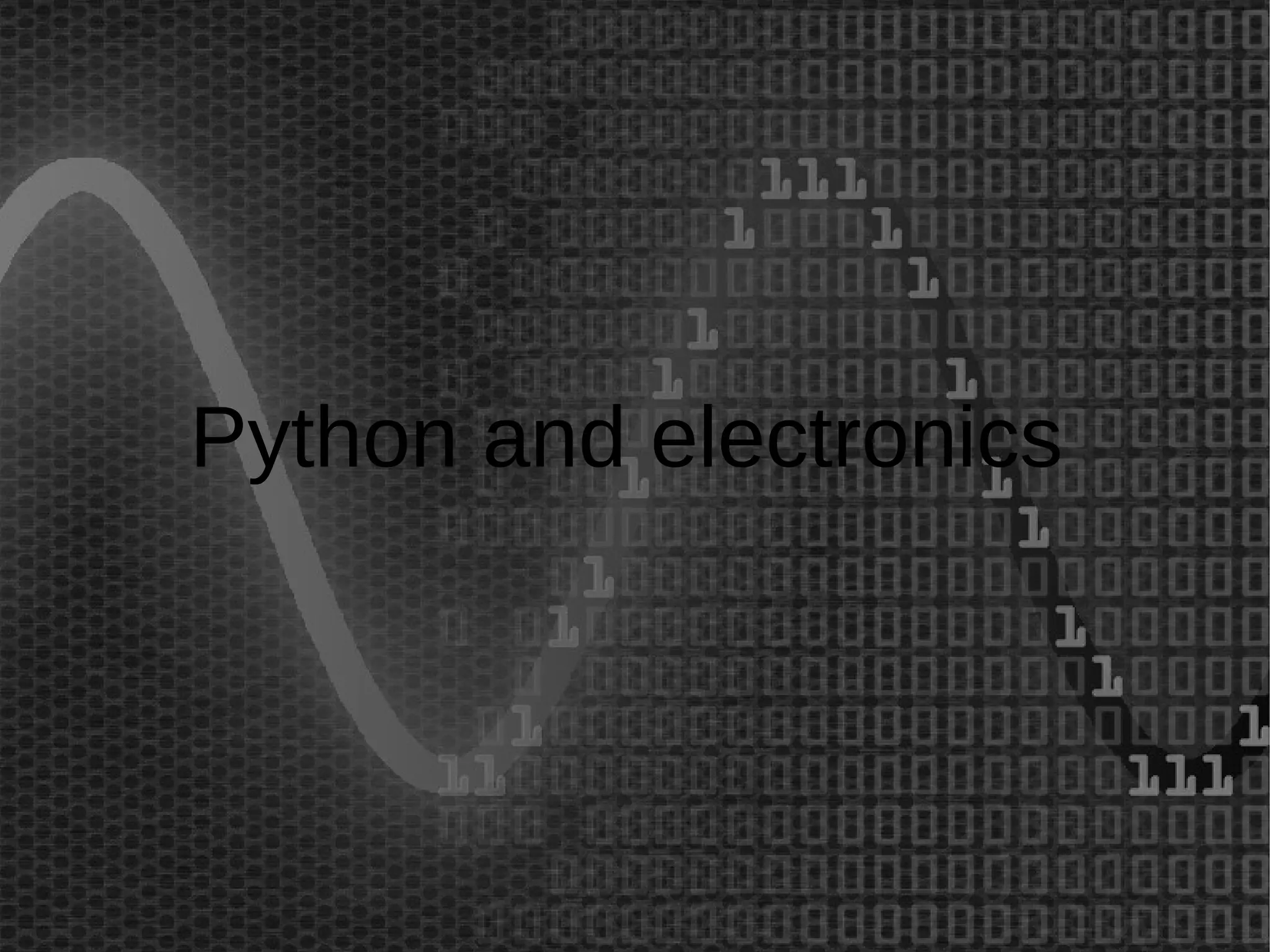 MicroPython&electronics prezentācija | PPT