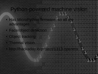 MicroPython&electronics prezentācija | ODP
