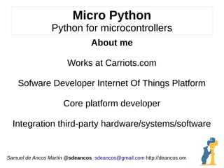 Micro-python | ODP
