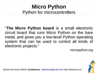 Micro-python | ODP