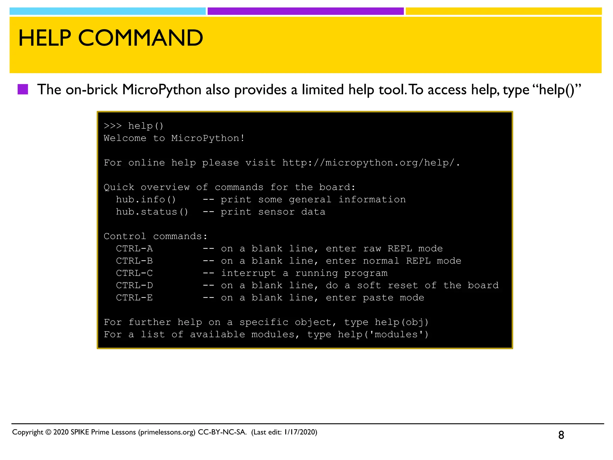 MicroPython for LEGO Spike - introduction | PDF