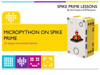 MicroPython for LEGO Spike - introduction | PPT