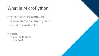 Getting Started with MicroPython and LoPy | PPT