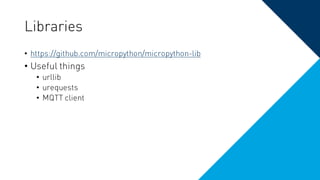 Getting Started with MicroPython and LoPy | PPT