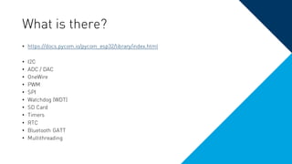 Getting Started with MicroPython and LoPy | PPT