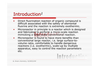 Microreactor fluorination-freiburg | PDF