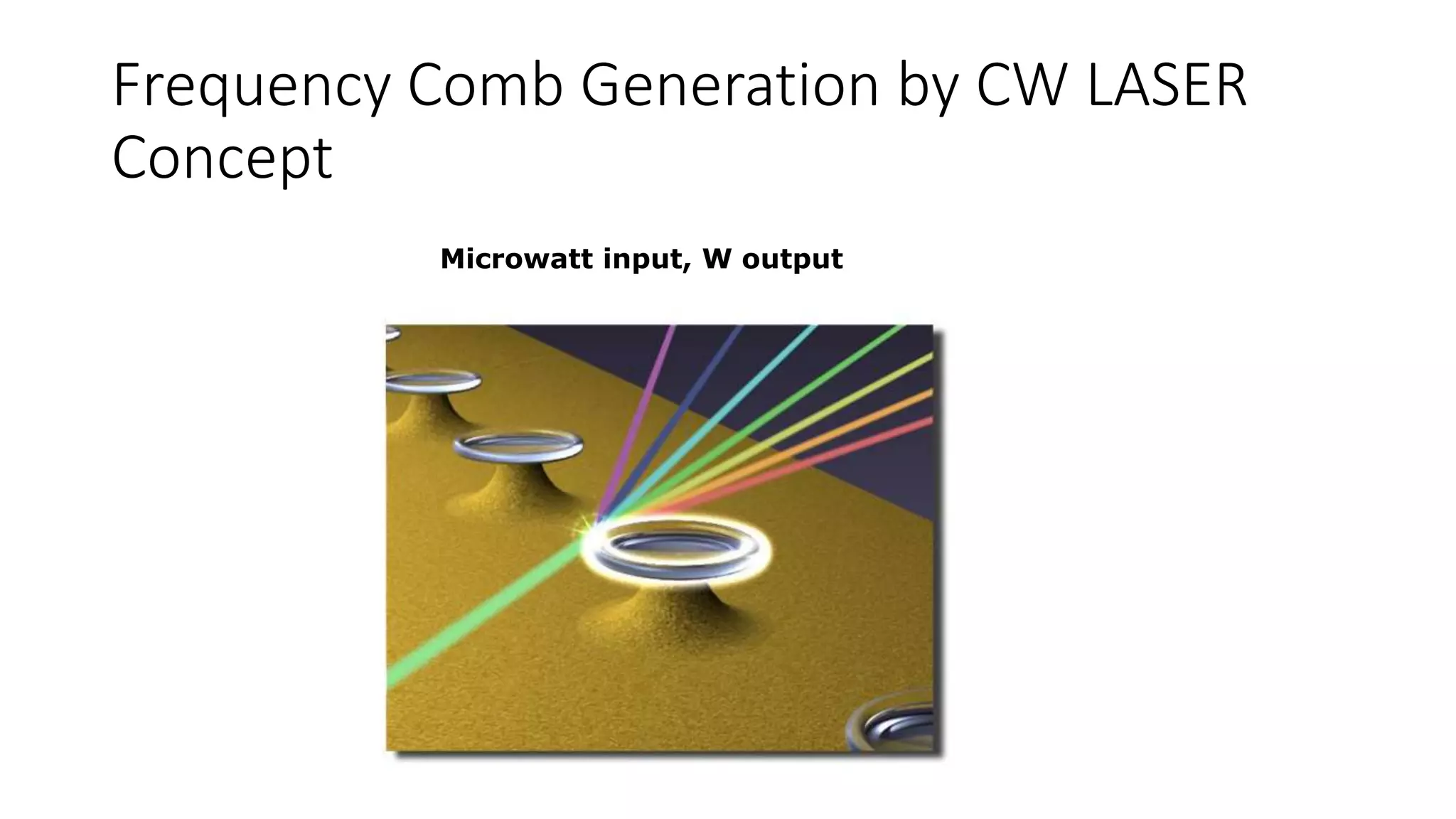 Microresonator based optical frequency combs | PPTX