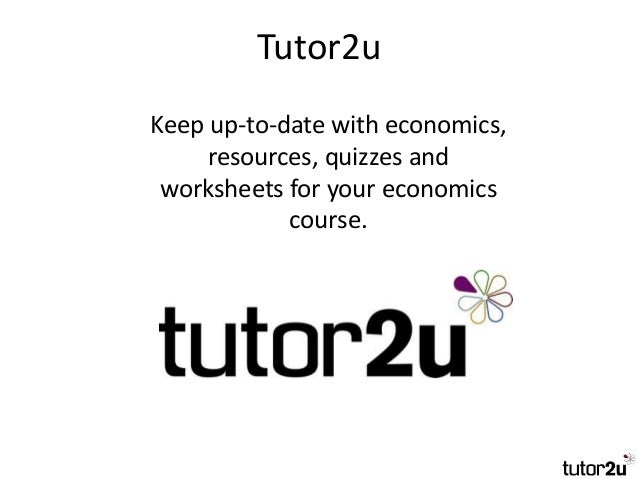 Tutor2u - Government Intervention – Buffer Stock Schemes