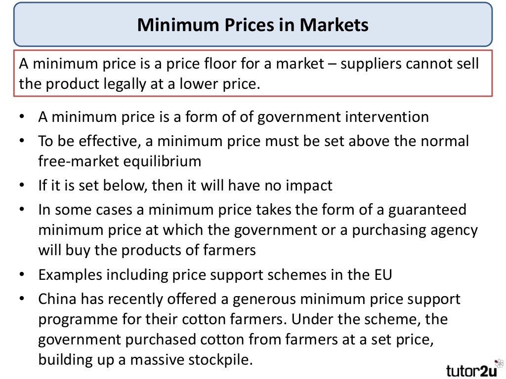 Tutor2u Government Intervention Minimum Prices tutor2u-government-intervention-minimum-prices