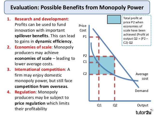 Tutor2u - Market Failure – Monopoly Power