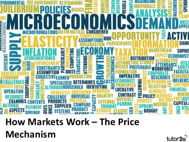 Tutor2u - How Markets Work – The Price Mechanism Tutor2u - How Markets Work – The Price Mechanism