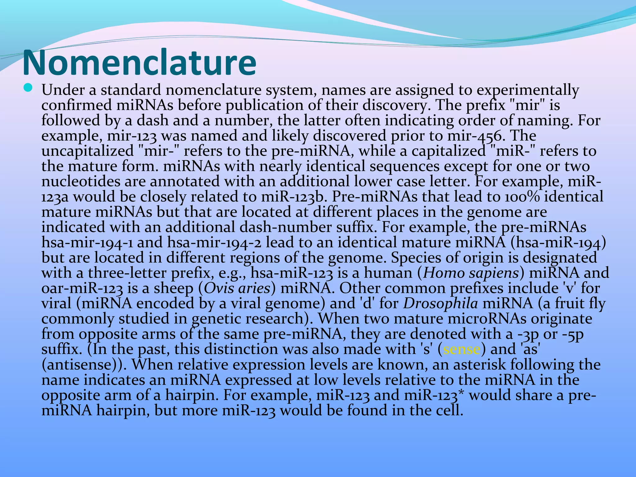 Micro rna | PPT