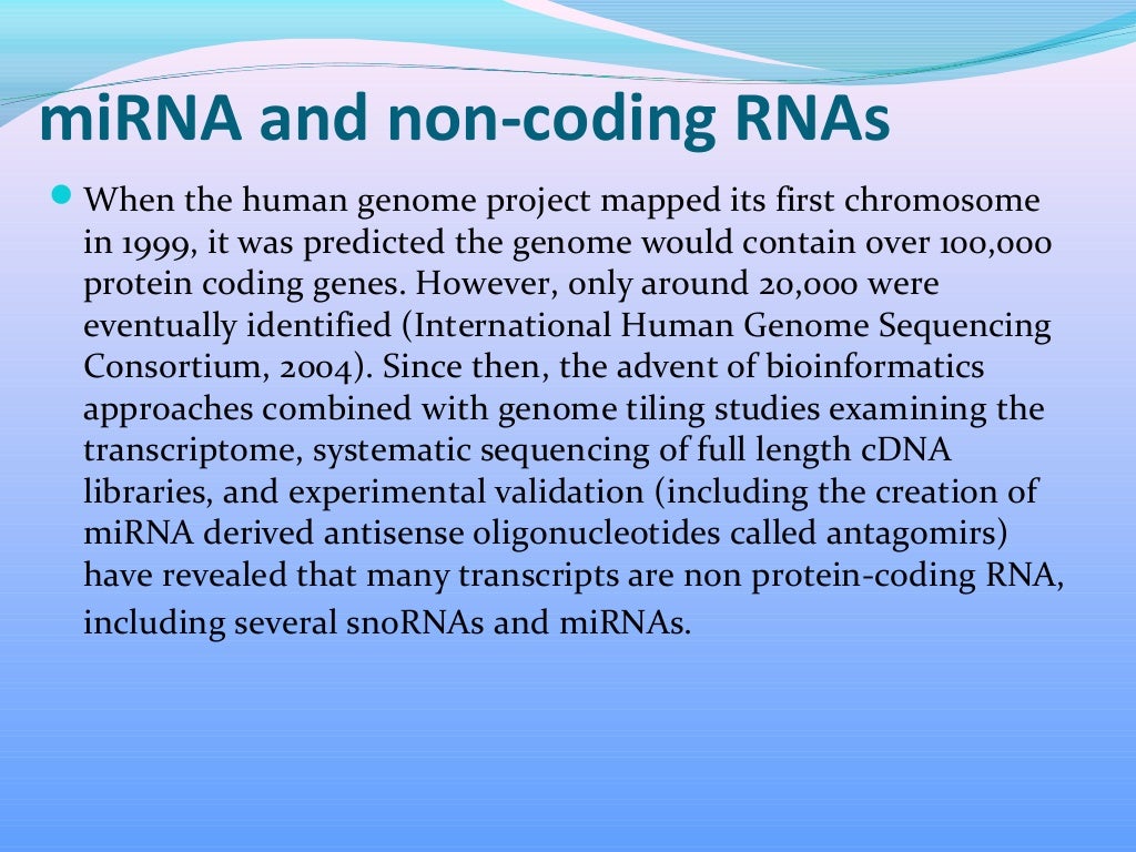 Micro rna