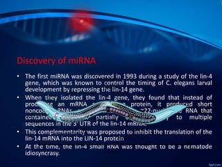 microRNA therapeutics | PPTX
