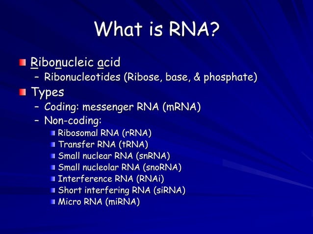 MicroRNA Small noncoding RNA features .ppt