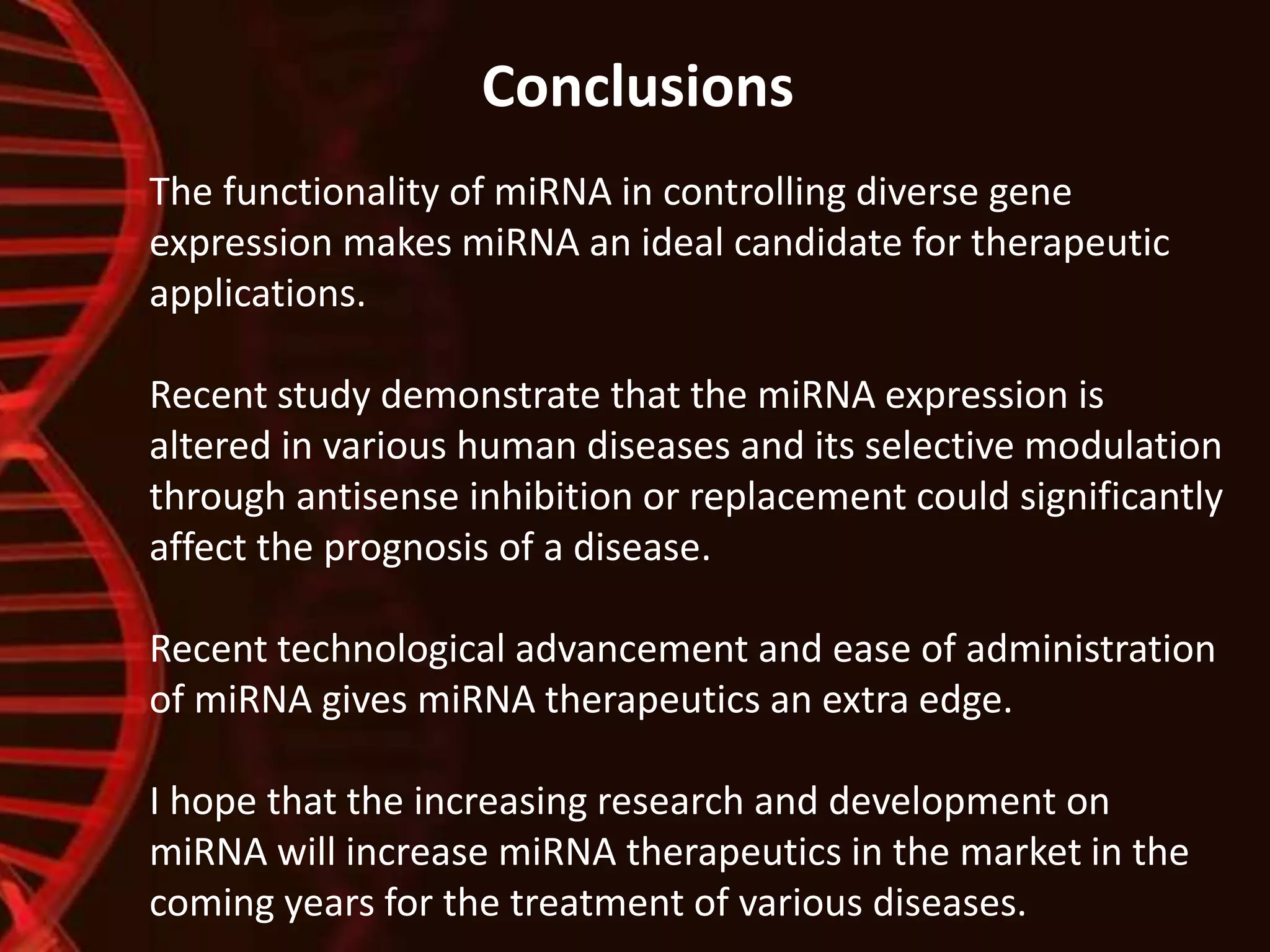microRNA “miRNA”mi RNA | PPTX