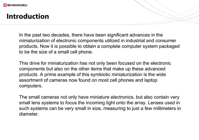 Micro Sample Measurement Using UV-Vis and Standard Optical Microscope ...