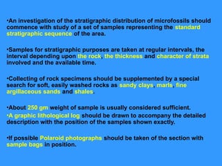 Micro sample preperation Micropaleontology | PPT