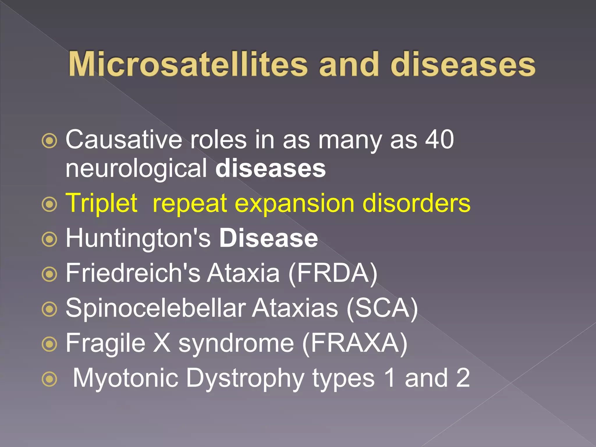 Microsatellite | PPTX