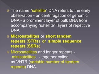 Microsatellite | PPTX