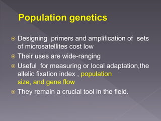 Microsatellite | PPTX