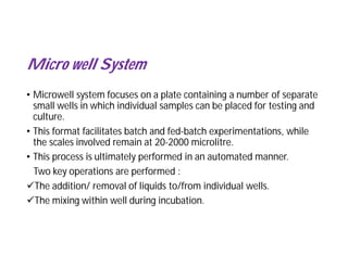 Microscale bioprocessing | PDF