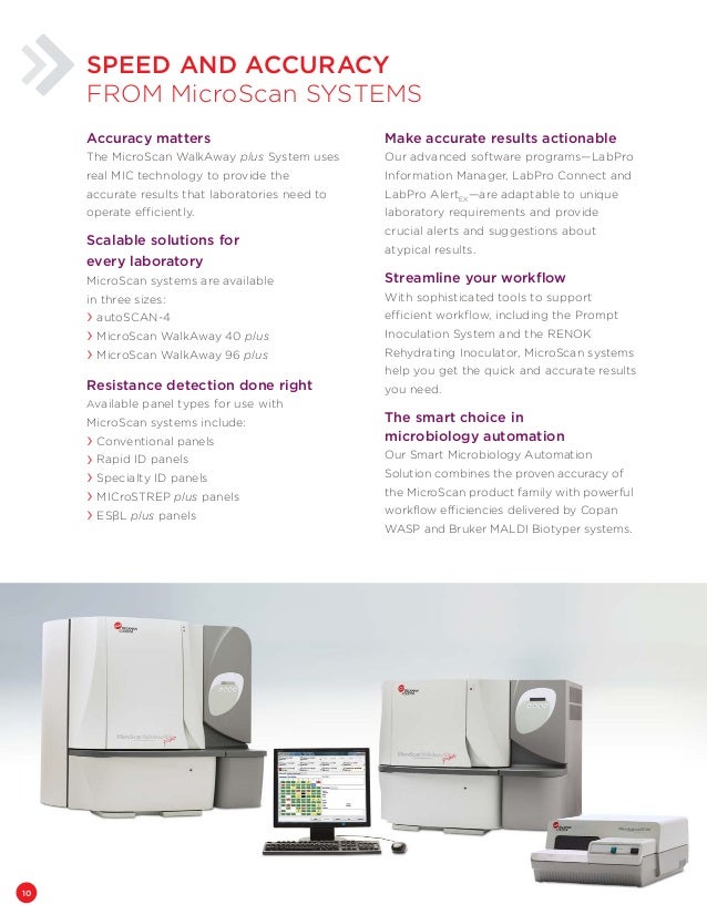 Beckman Coulter MicroScan - Rapid Automated Microbial Identification