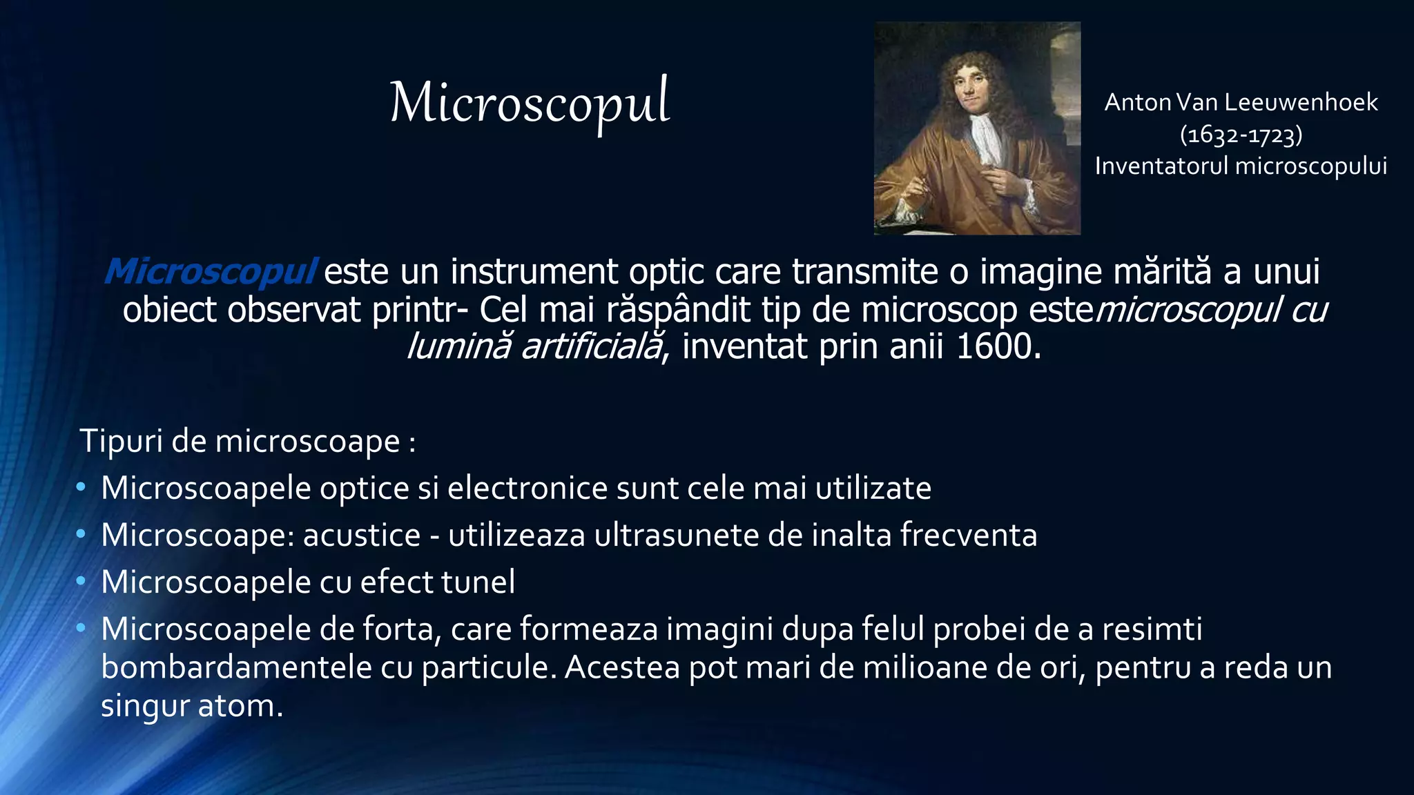 Microscopul | PPTX