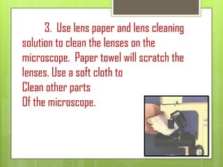 the Microscope | PPT