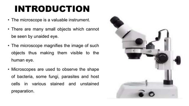 LECTURE NOTES FOR MICROSCOPE FOR STUDENTS.pptx. | PPTX