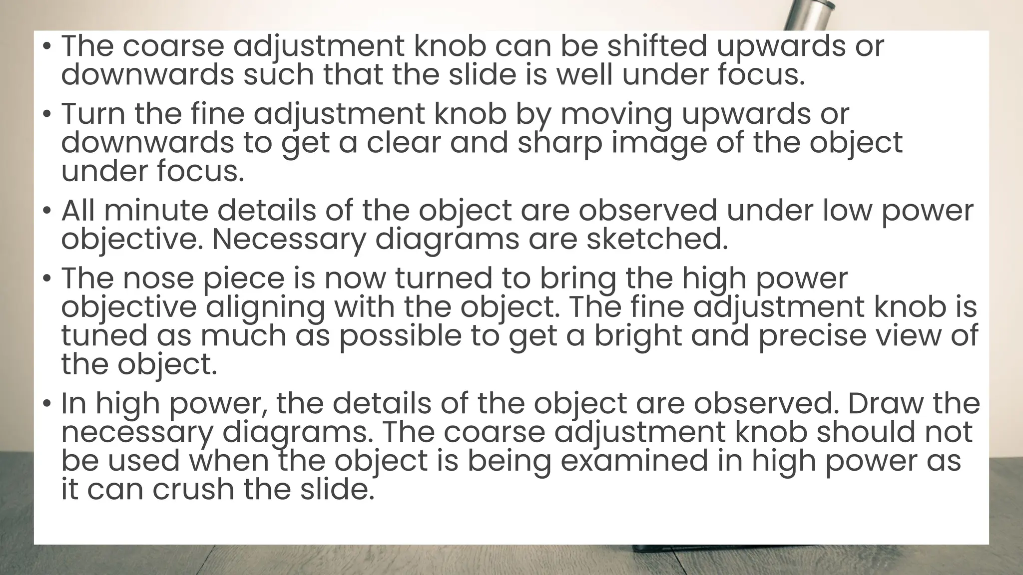 MICROSCOPE POWERPOINT PRESENTATION 12345 | PDF