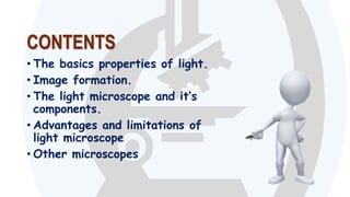 Microscopes- basics of optics | PPTX