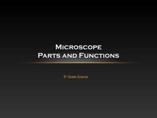 Microscope parts and functions | PPT