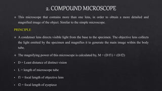 Micrscope and its types. Microbial instrumentation | PPTX