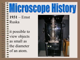 Ernst Ruska Electron Microscope