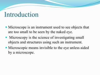 Microscope and its types | PPTX