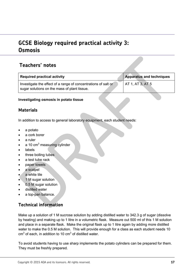 Require Practical Activities Microscopy Plant Cell Practical Igcse Biology Worksheet