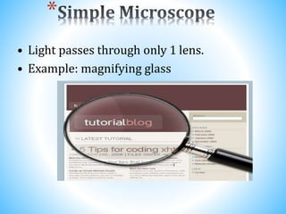 Light Microscope and types | PPTX