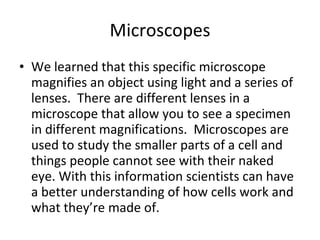 Microscope lab | PPT