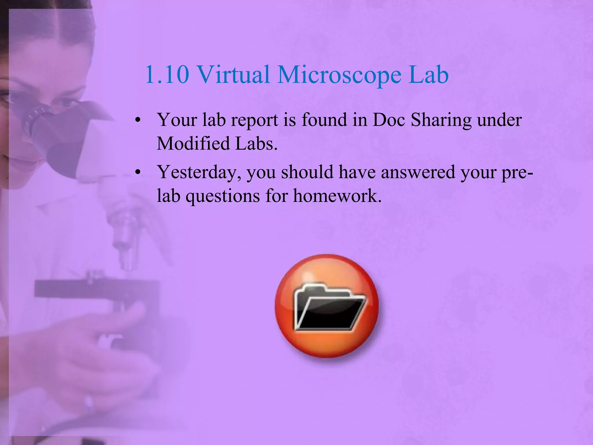 Microscope Lab ppt | PPTX