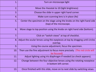 Microscope Lab ppt | PPTX
