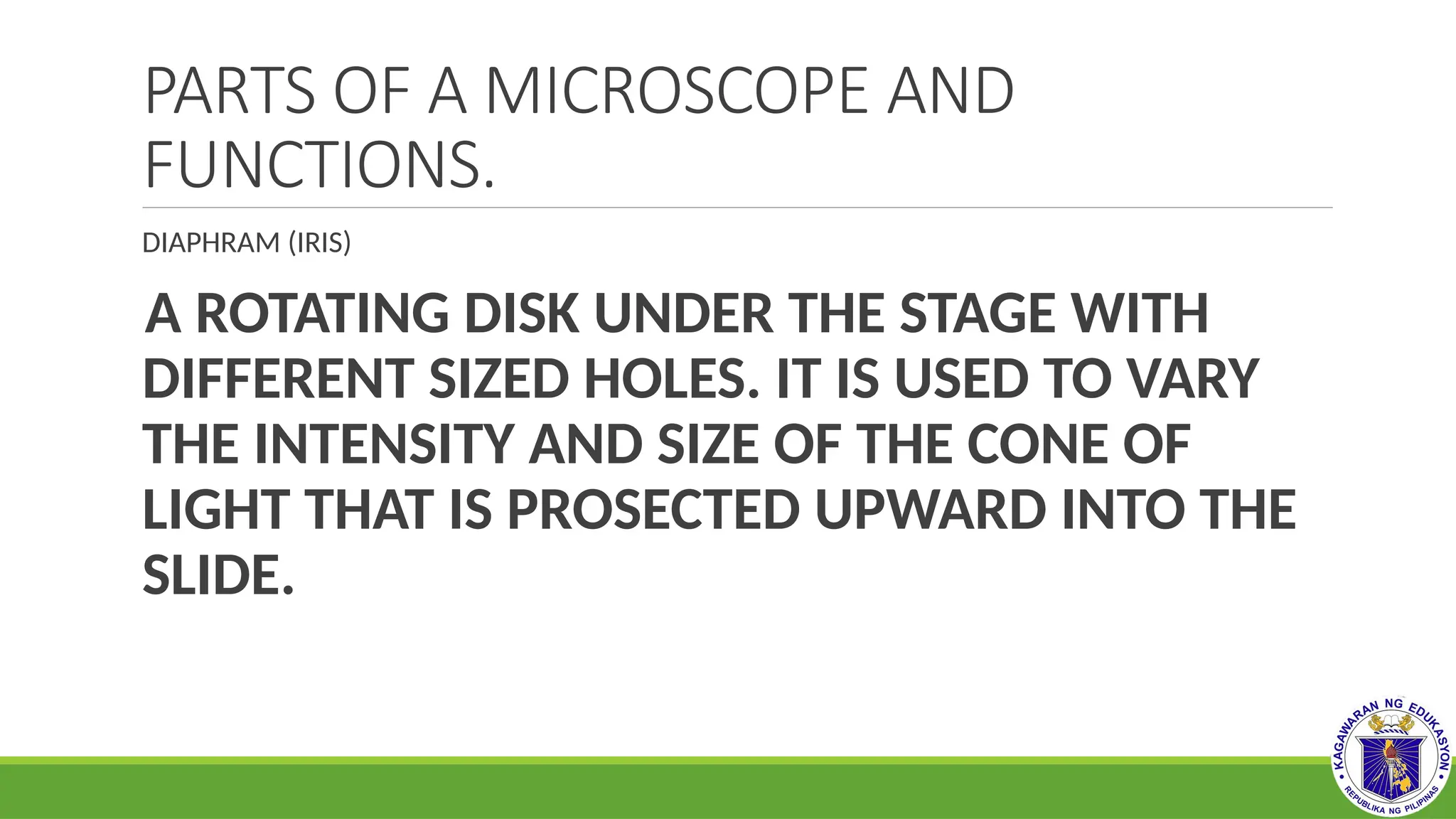 MICROSCOPE PARTS AND FUNCTIONS.PPTX (PAGE 1-2) | PPTX