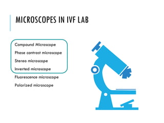 IMPORTANCE OF MICROSCOPES IN THE IVF LAB .ppt