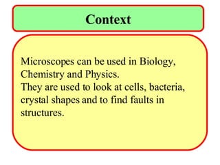 Microscopes Applied | PPT