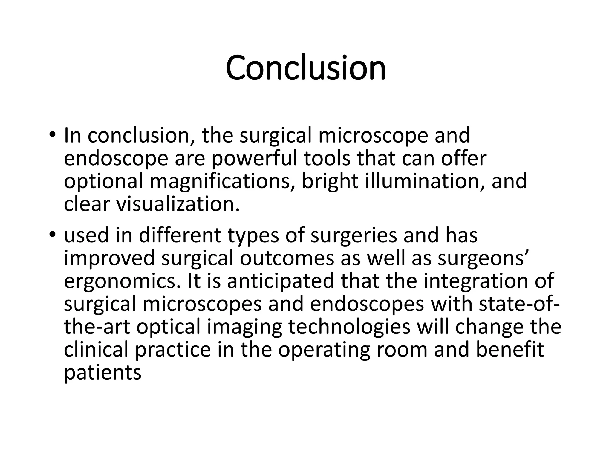 Microscopes and Endoscopes in Neurosurgery.pptx