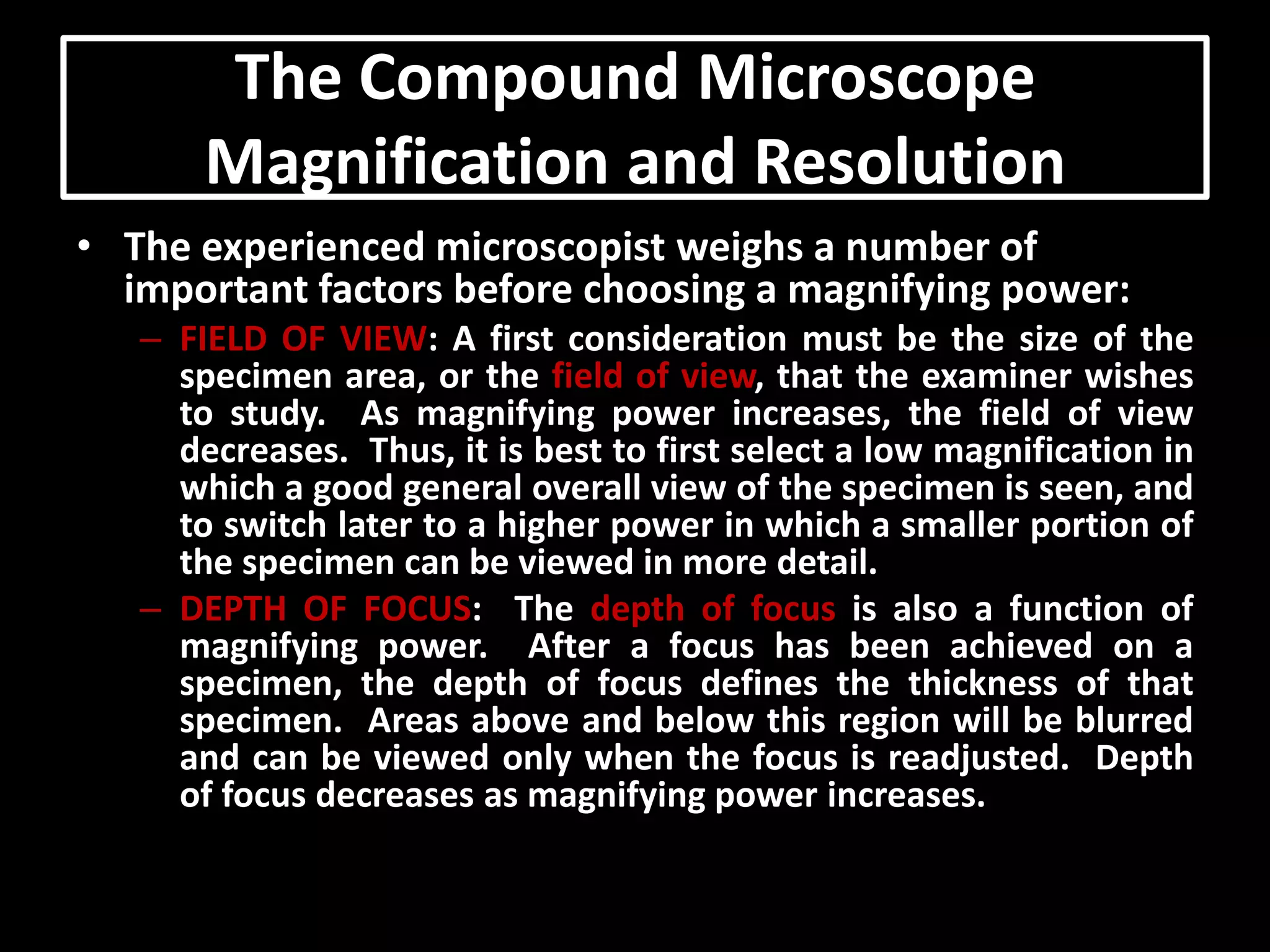 Microscopes and microscopy | PPTX