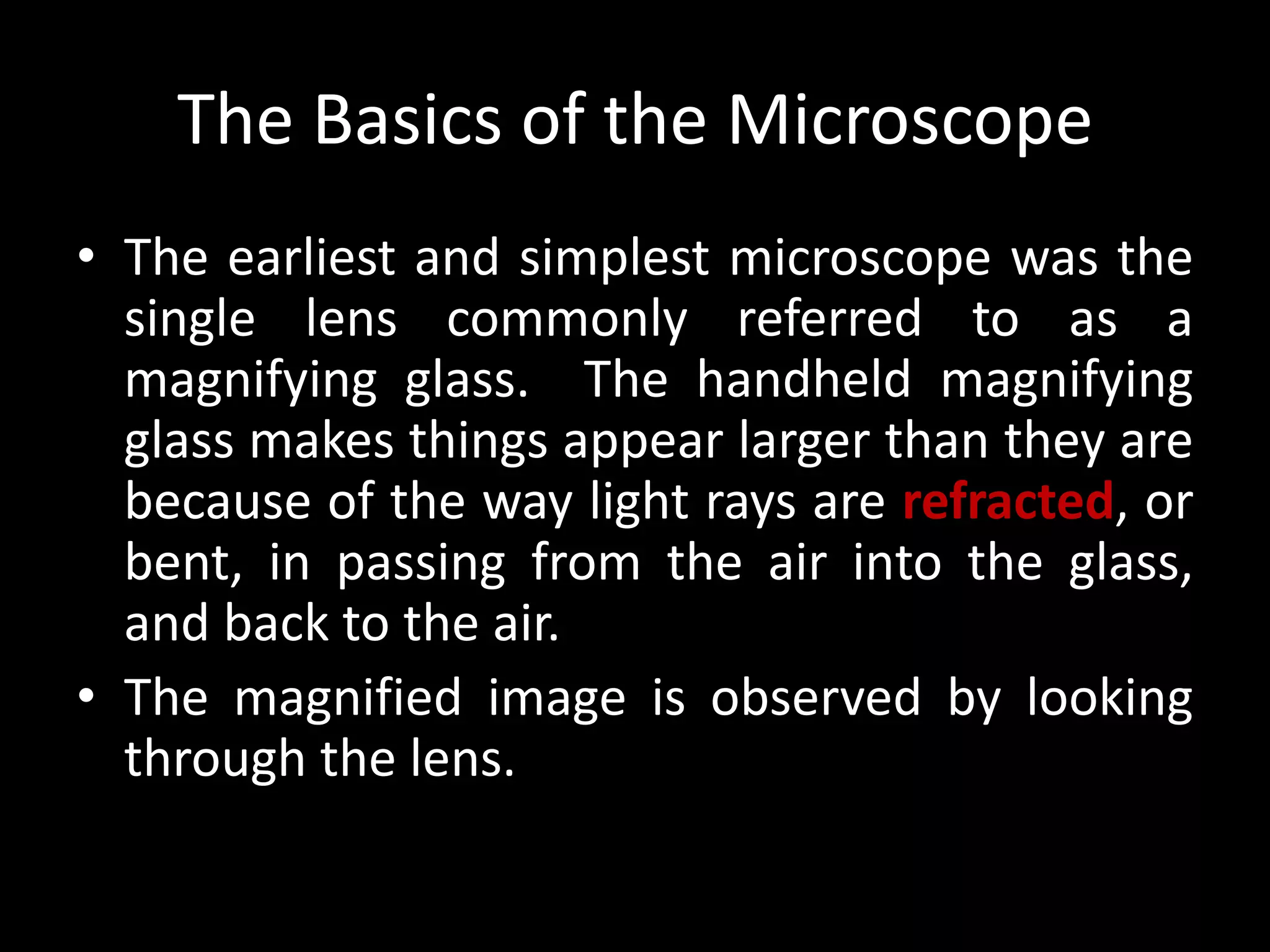 Microscopes and microscopy | PPTX