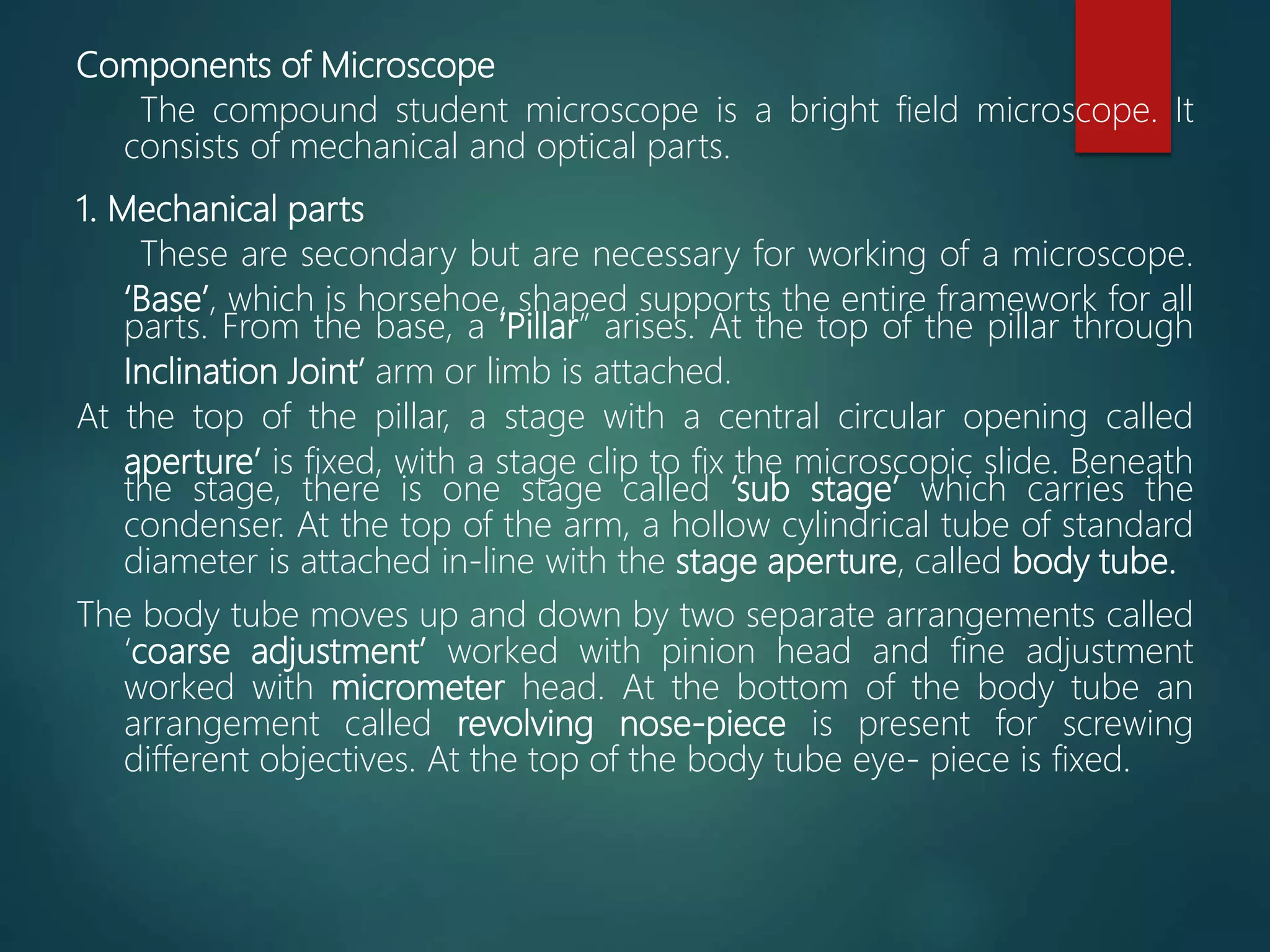 Microscopes and microscopy | PPTX