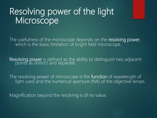 Microscopes and microscopy | PPTX