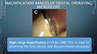 Microscopes in operative dentistry | PPTX